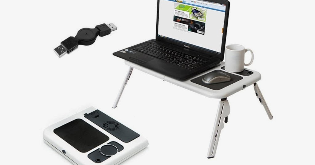 Meja Laptop Portable Dilengkapi 2 Kipas Pendingin - Cavecreeknotebook ...