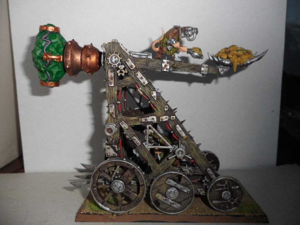 Painted Miniatures: Warhammer Miniatures- Skaven Warp Lightning Cannon ...
