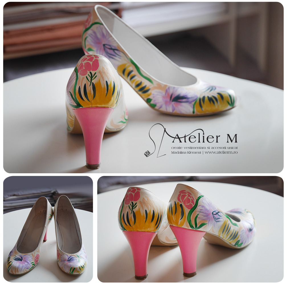 Pantofii cu flori
