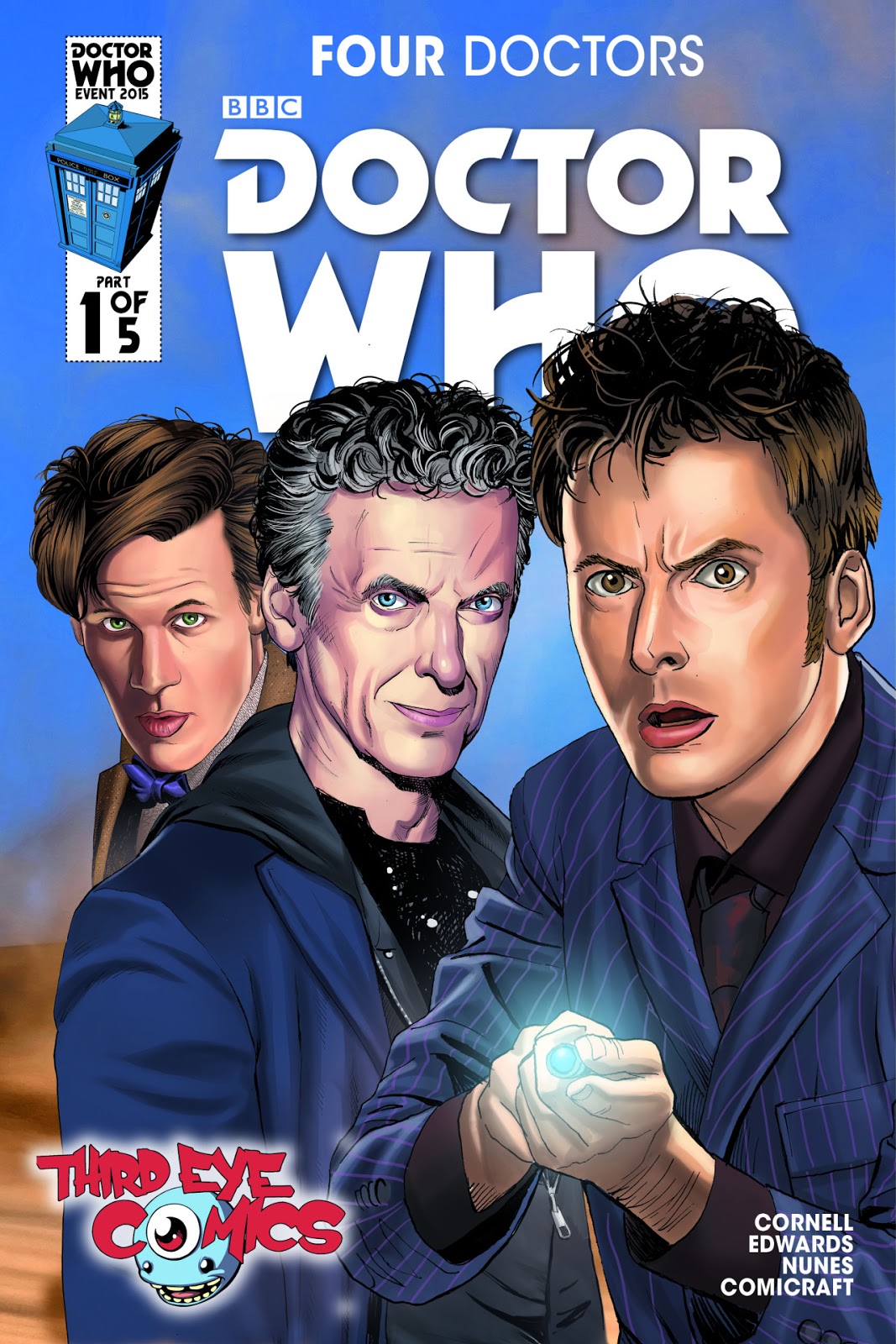Titan Comics Reveal Doctor Who: Four Doctors Exclusive Variant Covers