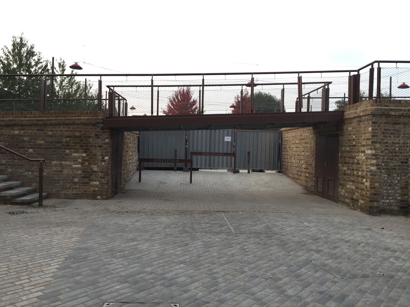 The Deptford Dame: Deptford carriage ramp now open - most of the way