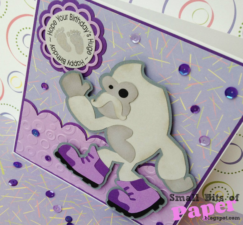 Yeti Birthday Card | Small Bits of Paper