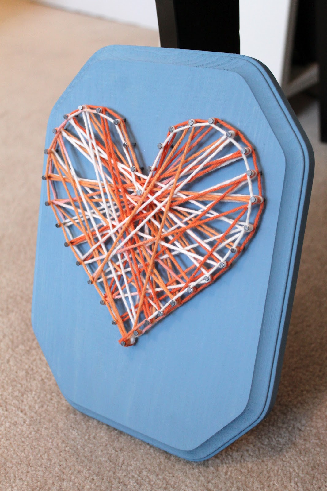 Desserts by Annie: DIY- Heart String Art