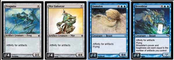 Magic the Gathering Adventures: [Modern] Mirrodin Block: Affinity and ...