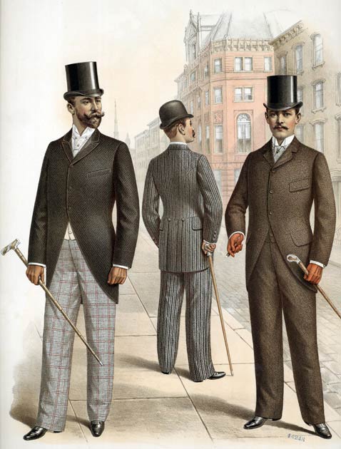Costume Diaries: Striped Victorian trousers.
