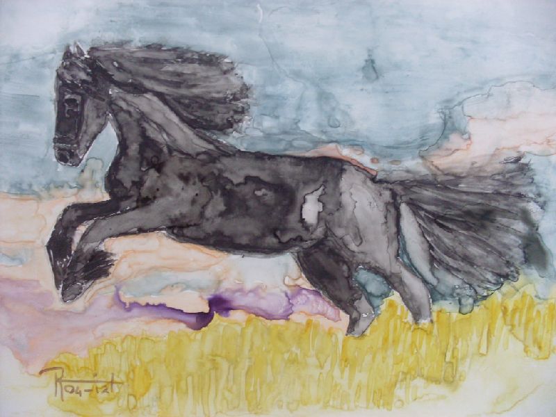 Aquarellen van Renate: animals