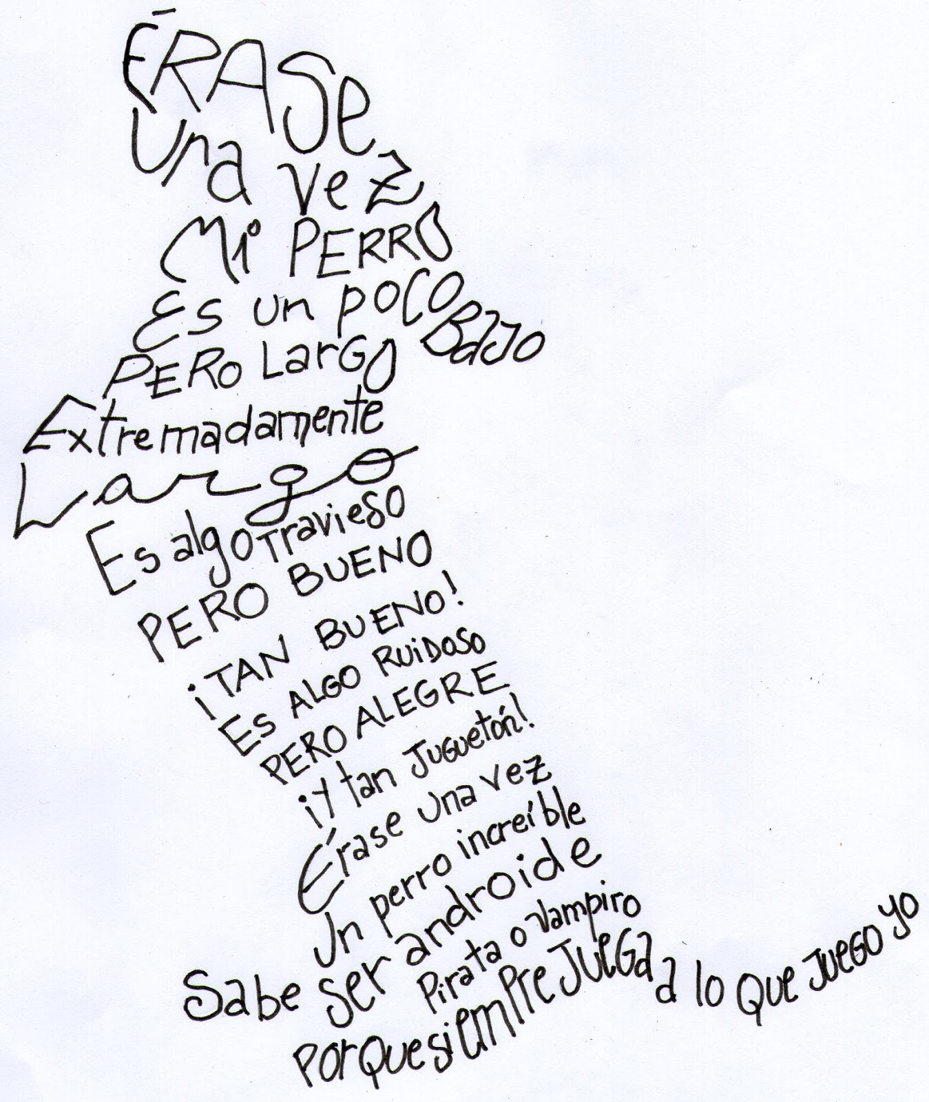 DISFRUTO APRENDIENDO CON MARCO: CALIGRAMAS