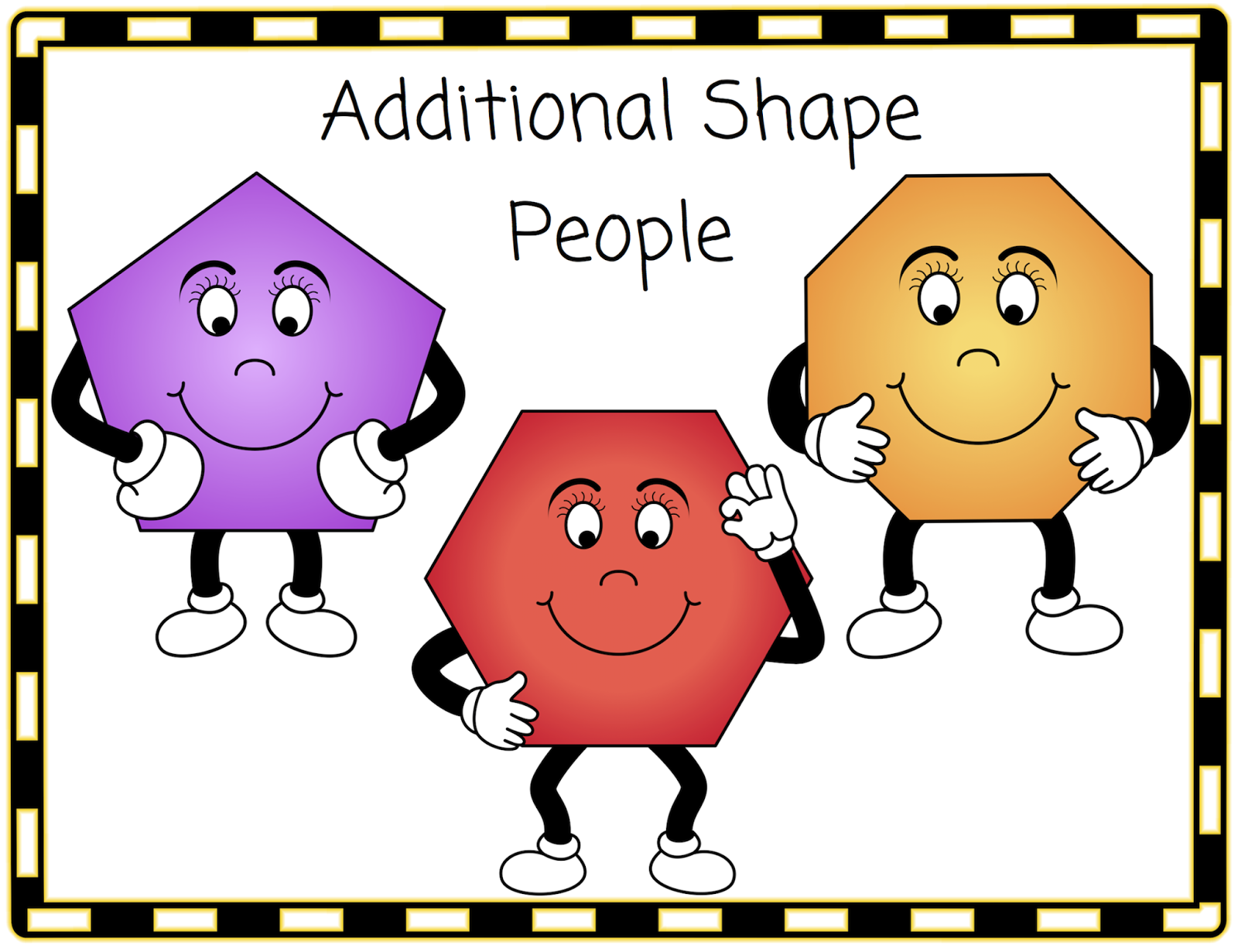 Classroom Treasures: Shape People