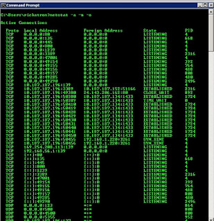 Troubleshoot PC system: Netstat commands and their USE
