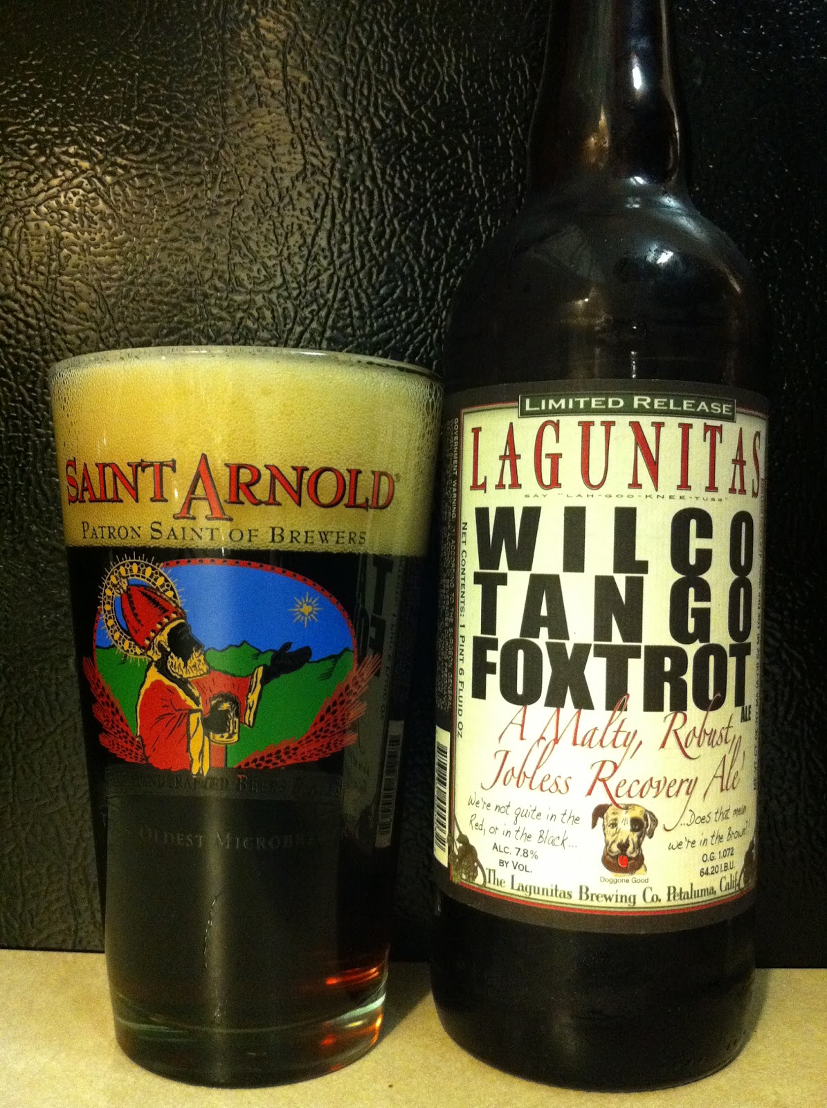 The BR Beer Scene: Review: Lagunitas Wilco Tango Foxtrot