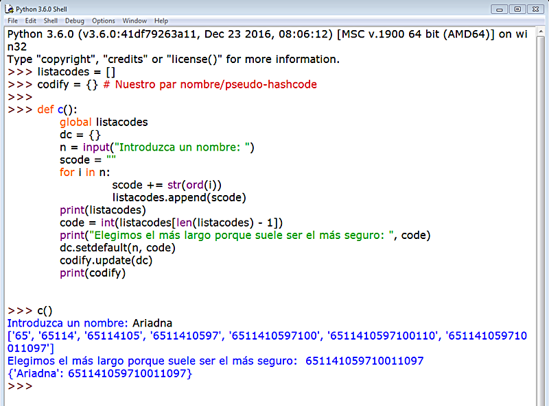 APRENDER A PROGRAMAR CON PYTHON: FUNCIONES exec(), hash() Y zip().