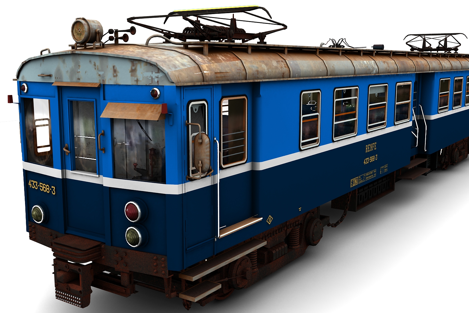 Trainzportu: RENFE 433 Interiores