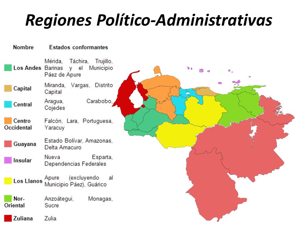 Mapa De Regiones Y Provincias De Venezuela Orangesmil - vrogue.co