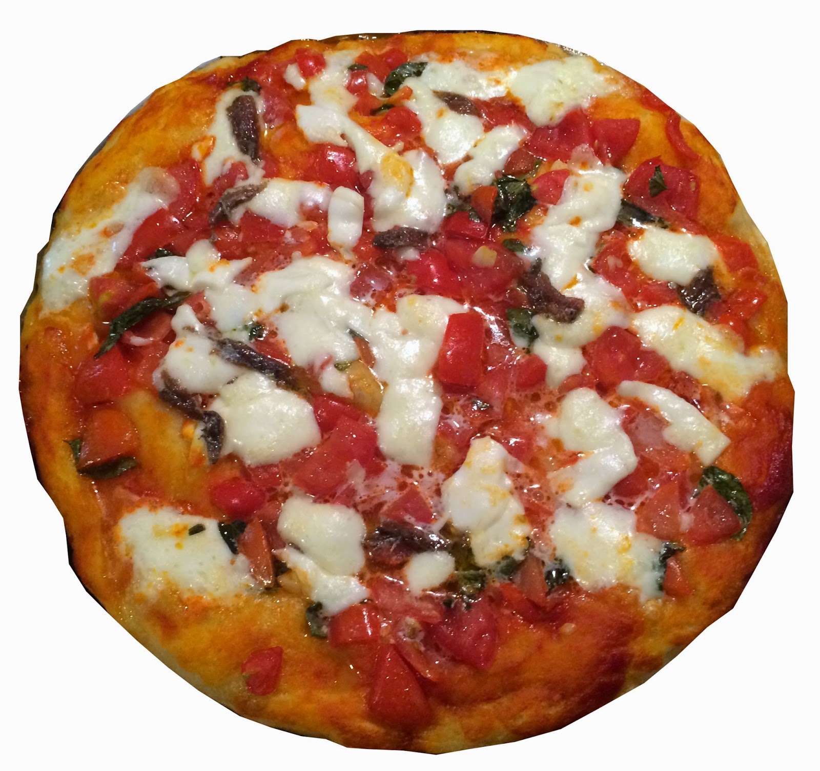 PIZZA CON BUFALA E ACCIUGHE ~ Le ricette di Maria