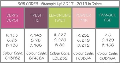 Beth's Digital Cuts!: New RGB codes for the new InColor collection from ...