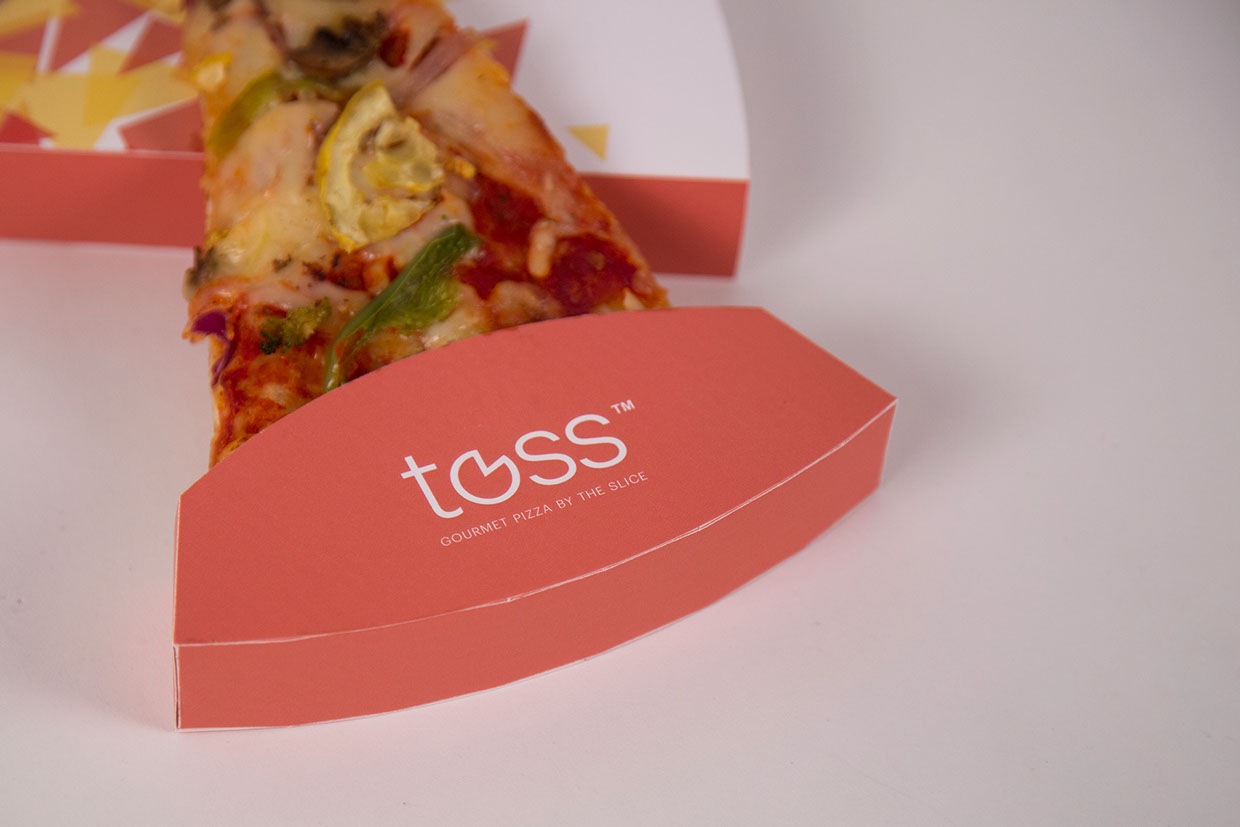 Toss – Gourmet Pizza By The Slice (Student Project) – Packaging Of The ...