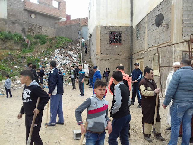 TLEMCEN : volontariat de nettoiement au quartier de Fedan Sebaa (Sidi ...