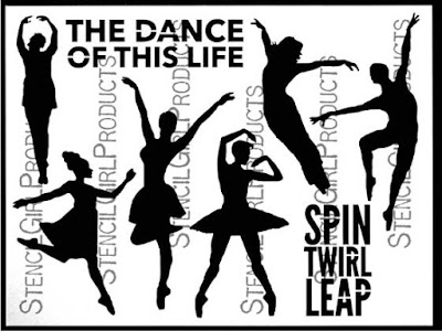 StencilGirl Talk: Twirl among the petals and dance between the lines ...