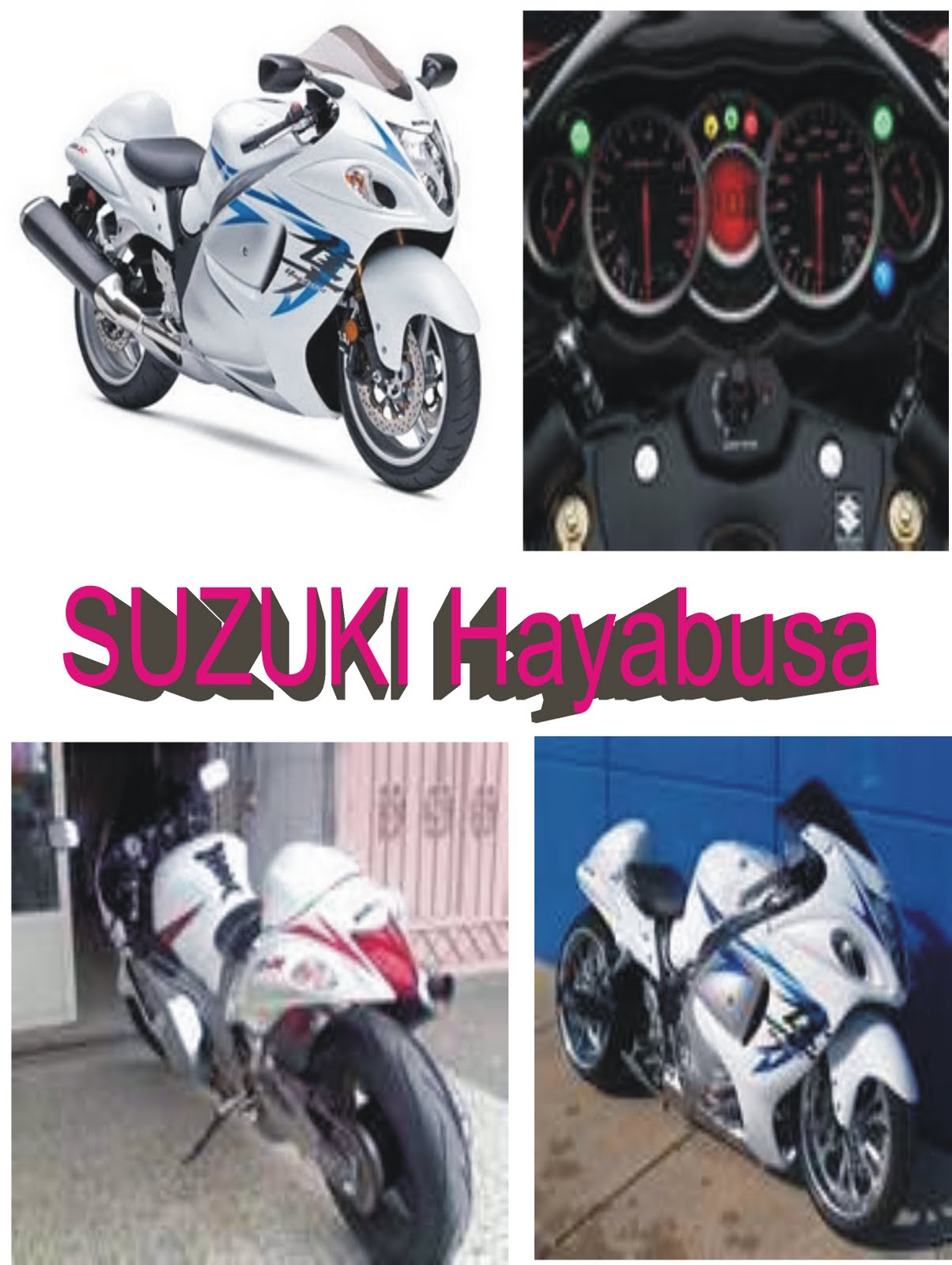 motorcycles: The Suzuki Hayabusa is a hyper sport motorcycle