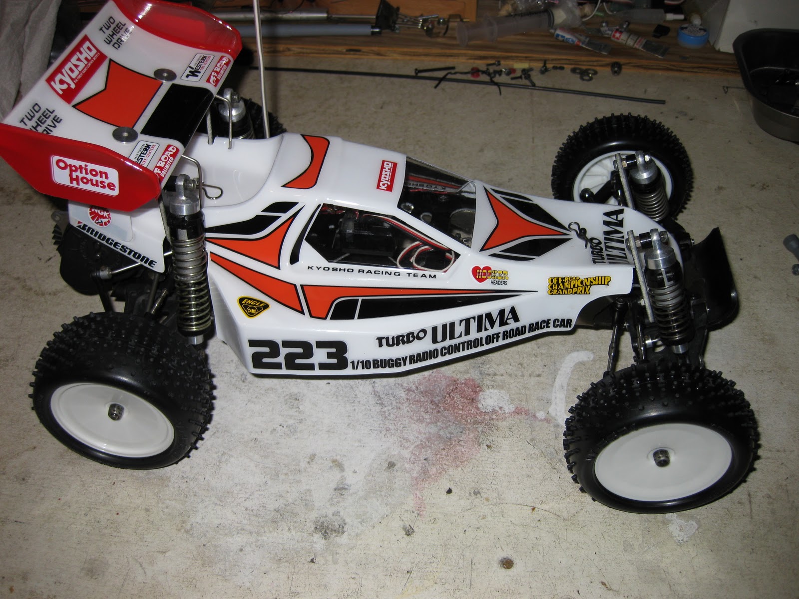 Fun with RC: Turbo Ultima front end and wheel/tire modernization