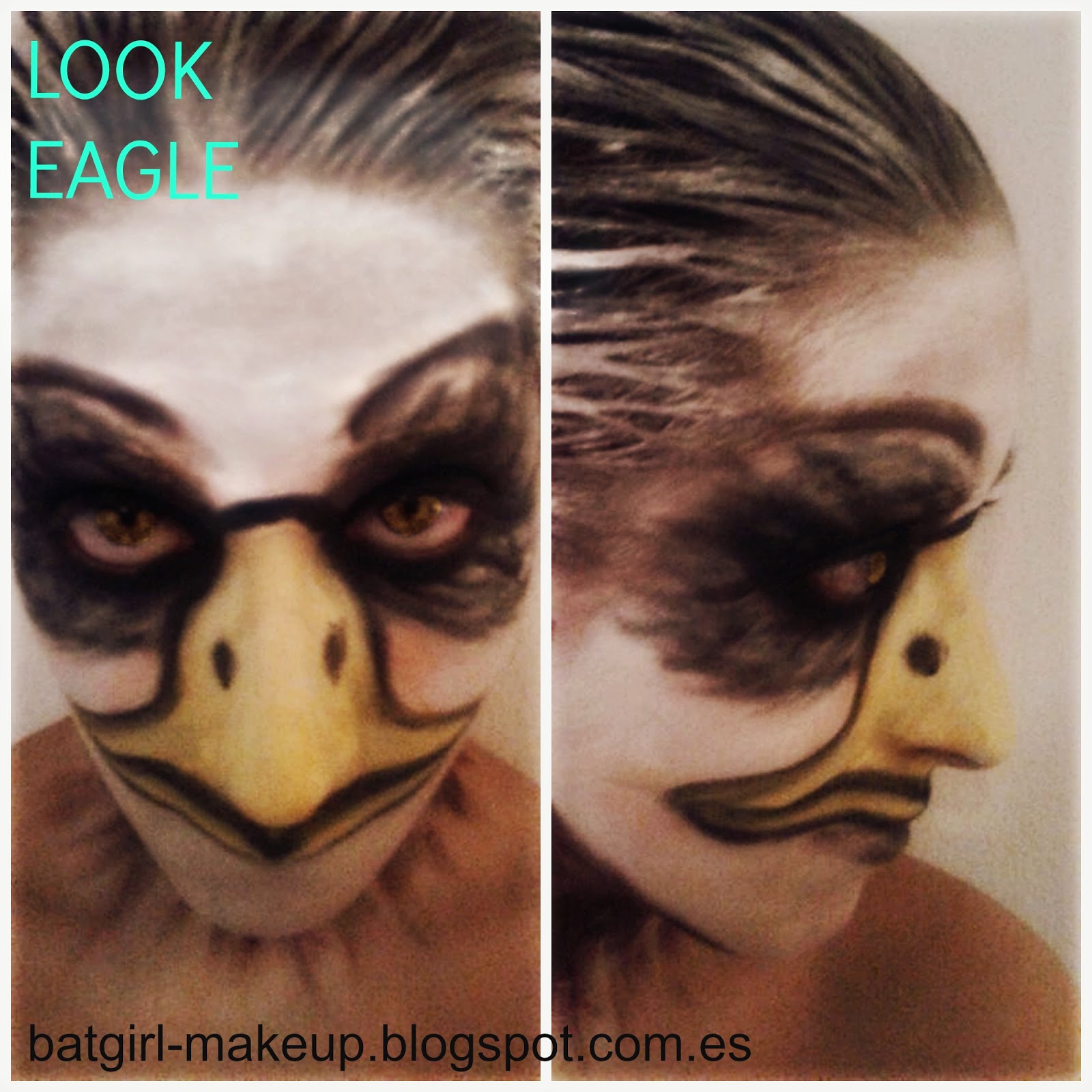 BatGirl MakeUp: RETO AIRE/ LOOK EAGLE