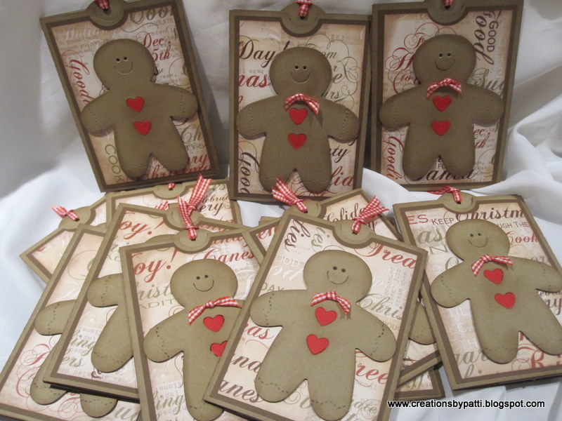 Creations by Patti: Gingerbread Man Thank You Cards
