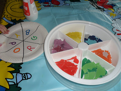 Learn with Play at Home: Paper Plate Colour Wheel