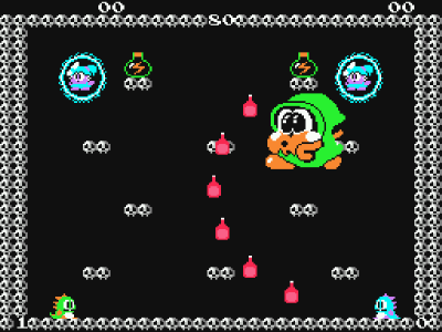 Wobble Reviews - Bob Surlaw's Words of Mouth: Review - Bubble Bobble ...