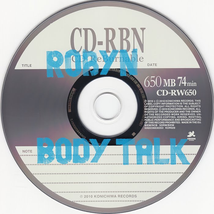 Encarte: Robyn - Body Talk - Encartes Pop