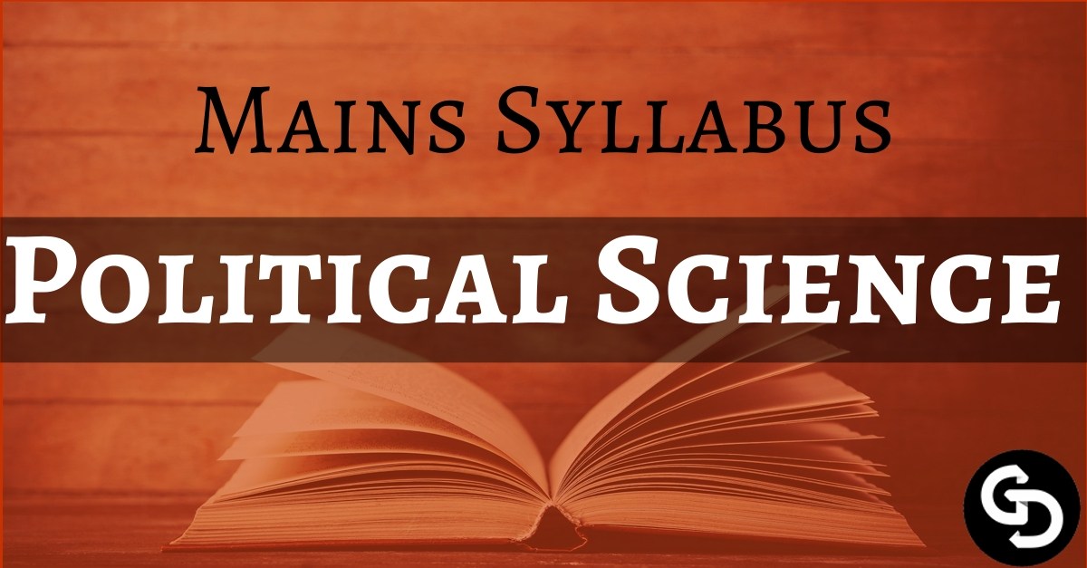Political Science UPSC optional PDF Notes