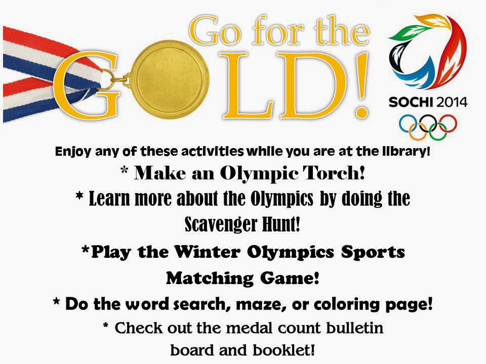 Storytimes and More: Go for the Gold!