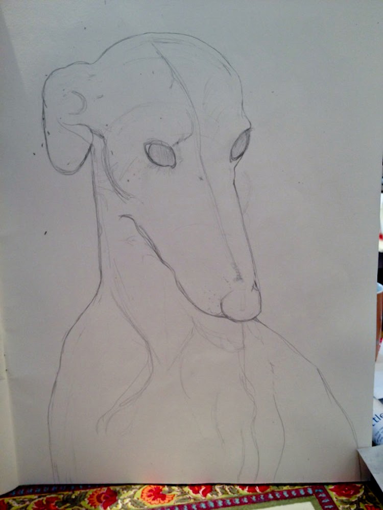 Pulling Prints: Lurcher Drawings