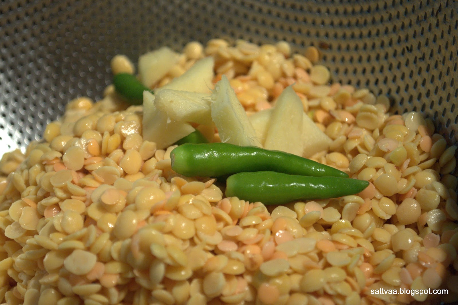 Sattvaa: Menthya Matvadi palya - Fenugreek flavored, lentils loaded dry ...