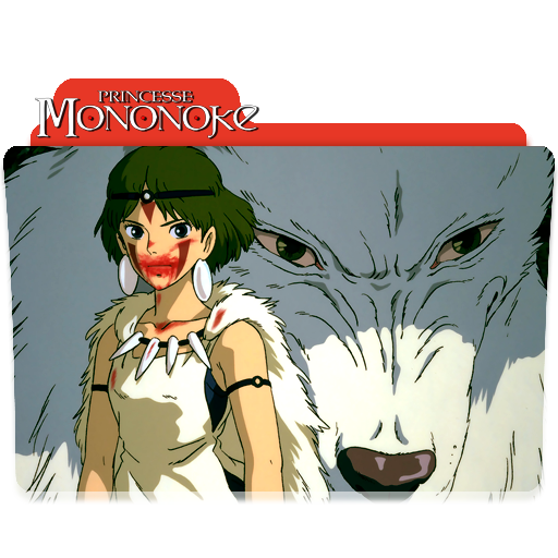 Movie Folder Icons: Princess Mononoke Folder Icon