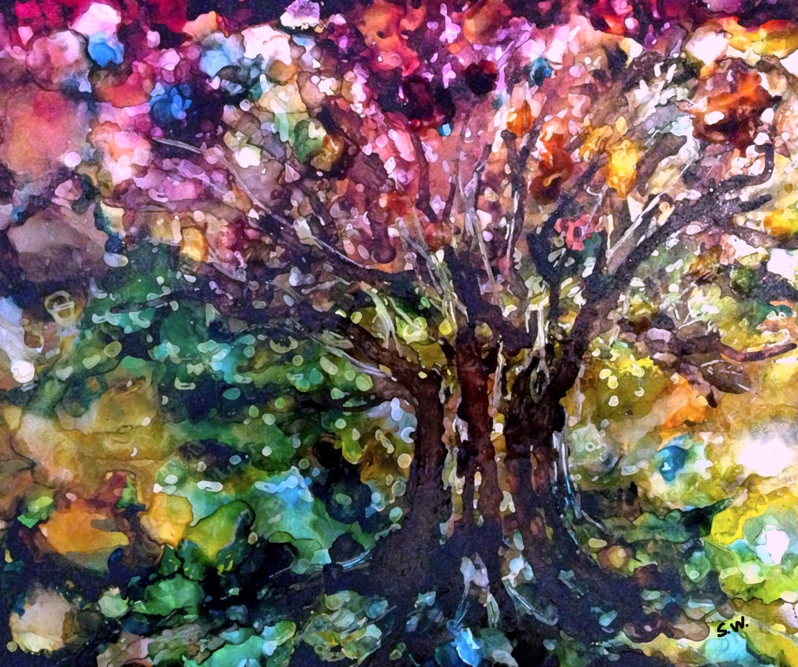 The Sacred Alter: The Art of Transformation: I Go Among Trees (a poem ...