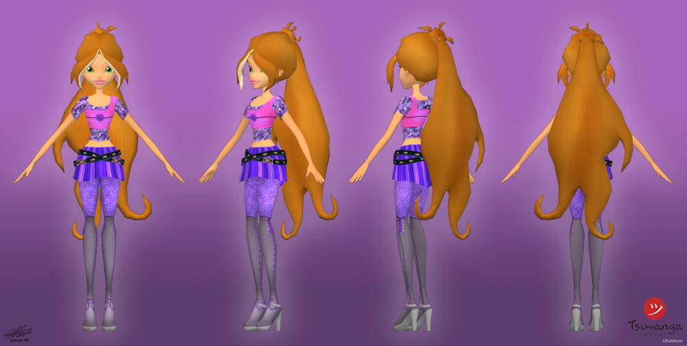 3D Sketches - WINX CLUB APPS by Tsumanga Studios - Winx Club All