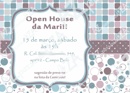 AZpersonaliZA: convite open house