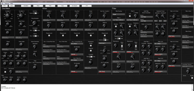 MATRIXSYNTH: Korg Kronos AL-1 Editor