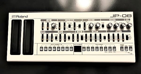 MATRIXSYNTH: Custom White Roland Boutique Series JP-08 Sound Module