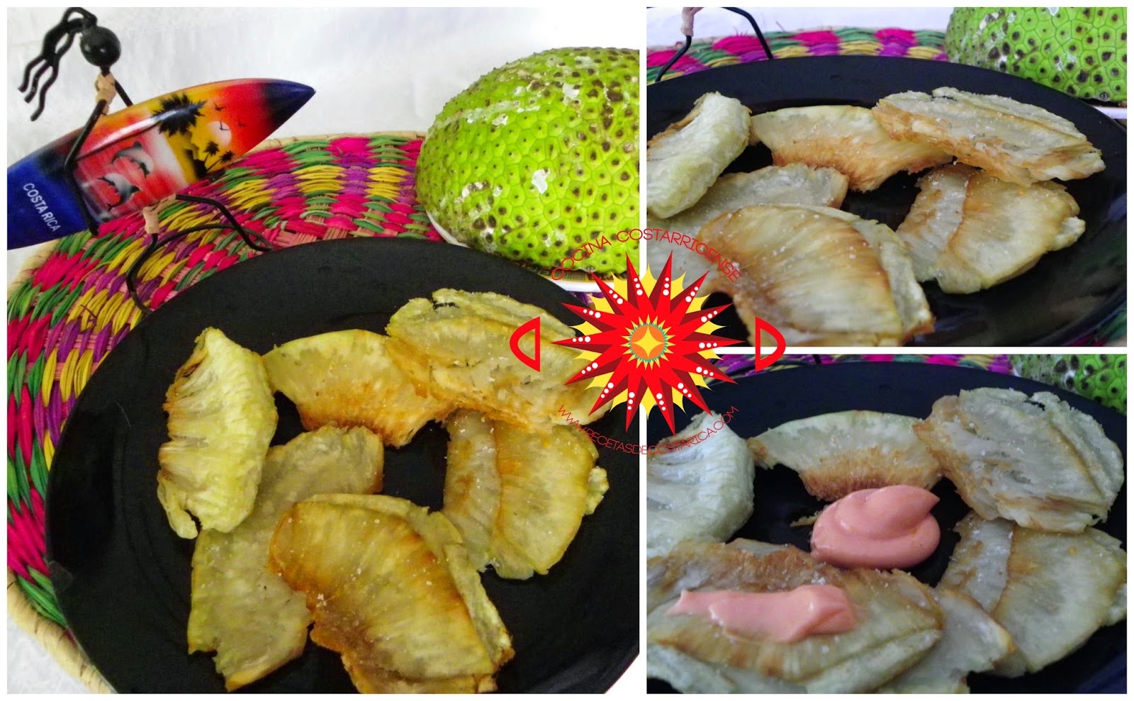 Cocina Costarricense: patacones fruta de pan
