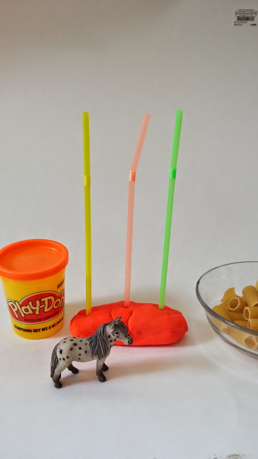 Whimsical Ways: Playdough Pasta and Straws - Toddler Sensory & Small ...