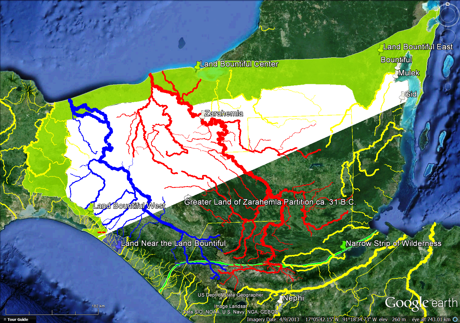 BOOK of MORMON RESOURCES: Test #2 One Half of Nephite Lands