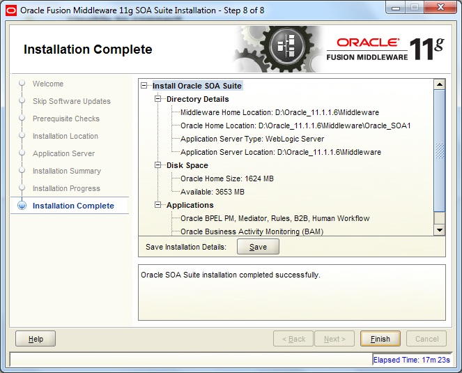 Majid Hussain: Installation and configuration of SOA suite 11g (11.1.1.6)