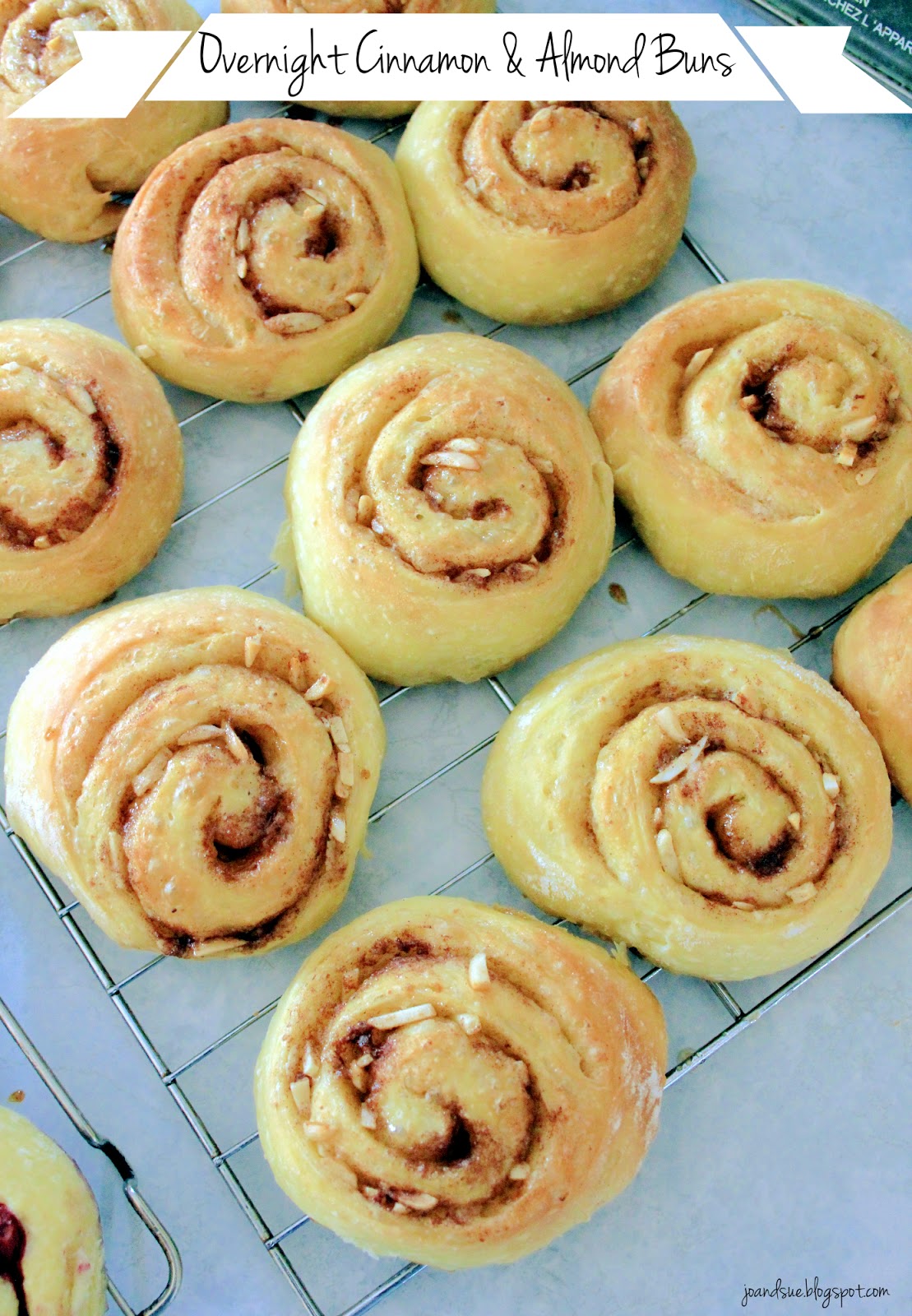 Jo and Sue: Overnight Cinnamon & Almond Buns AND Overnight Blueberry ...