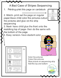 A BAD CASE OF THE STRIPES ~ Book Units by Lynn