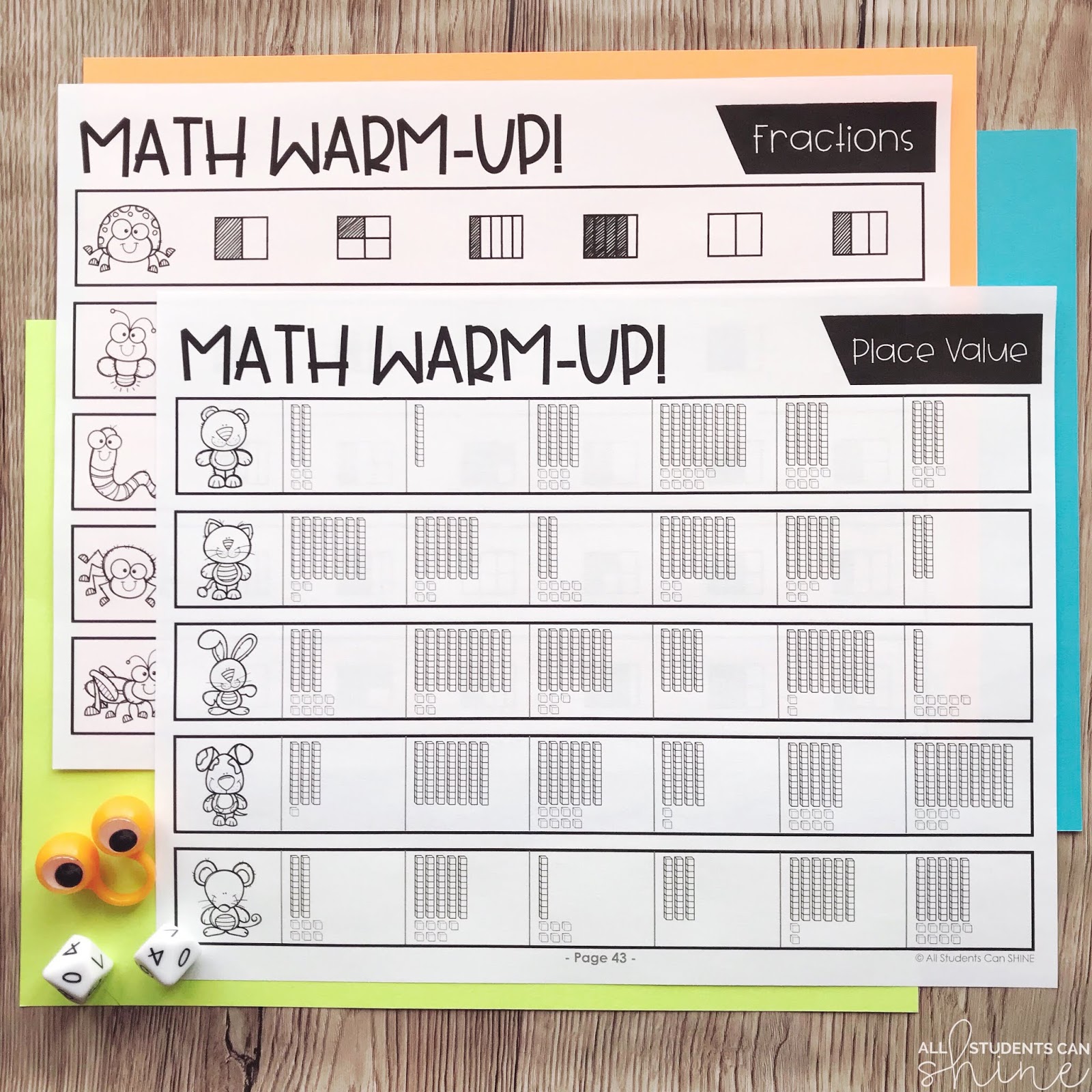 Math Warm-Ups - All Students Can Shine