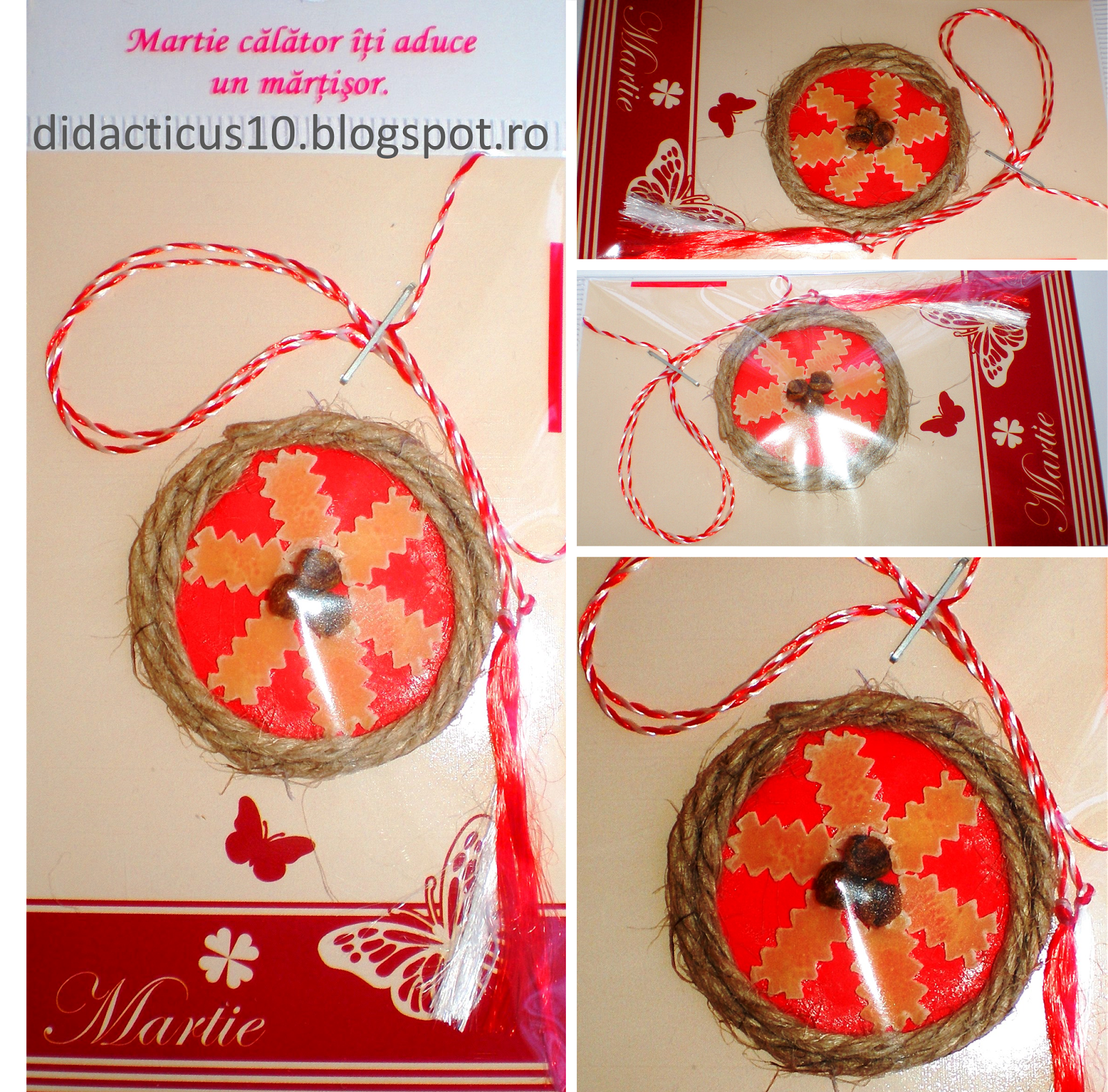 6 (șase) modele de mărțișoare realizate de copii - Materiale didactice ...
