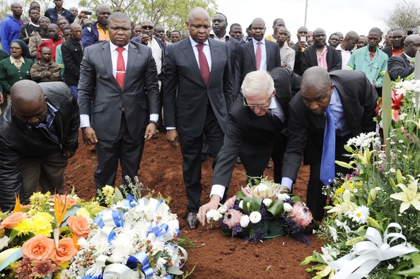 PICHA ZA MAZISHI YA THOMAS MADIGAGE, KOCHA MSAIDIZI WA BAFANA BAFANA YA ...