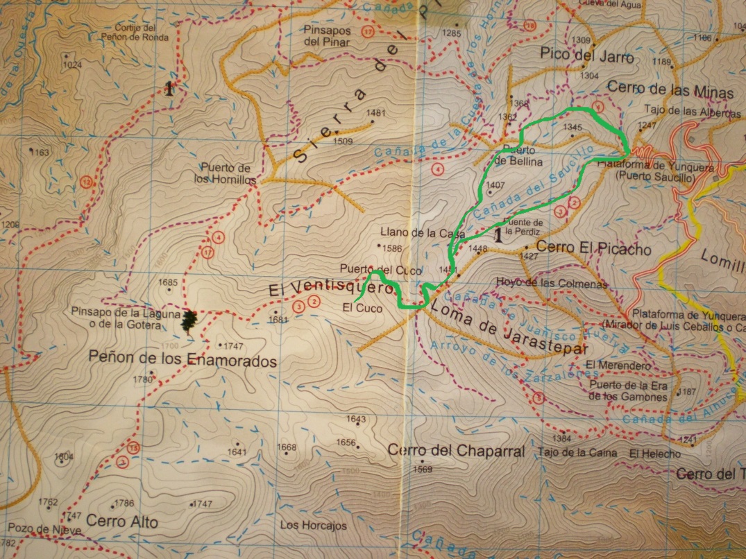 Cuaderno de una senderista: Ruta Mirador del Saucillo-Pto. Bellina-Peña ...