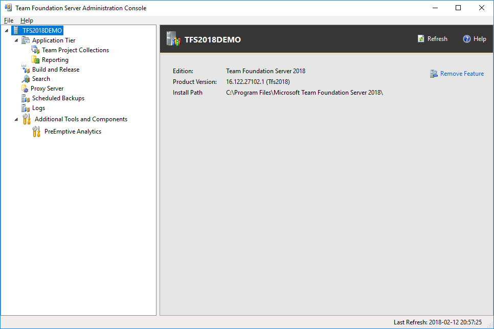 SQLAdmin: Team Foundation Server on a single server